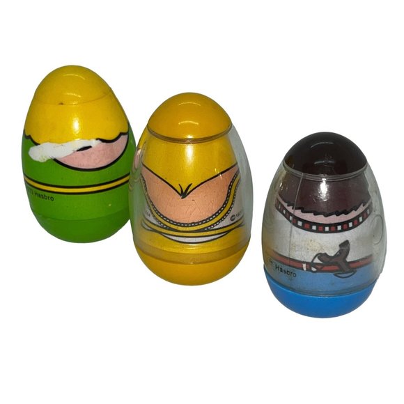 Hasbro | Toys | Vintage Hasbro 3 Weebles Seesaw Motorcycle Table Chairs ...